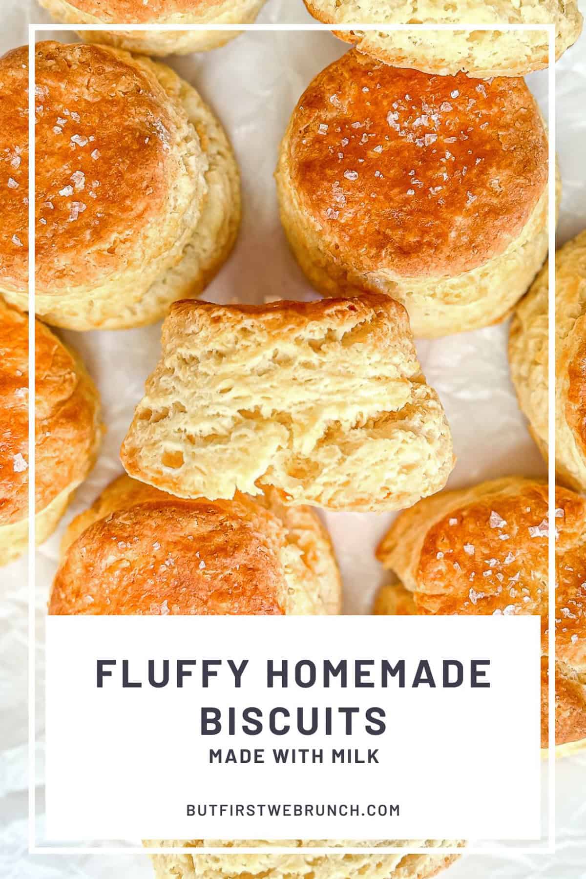 Simple Homemade Biscuits (Made with Milk)